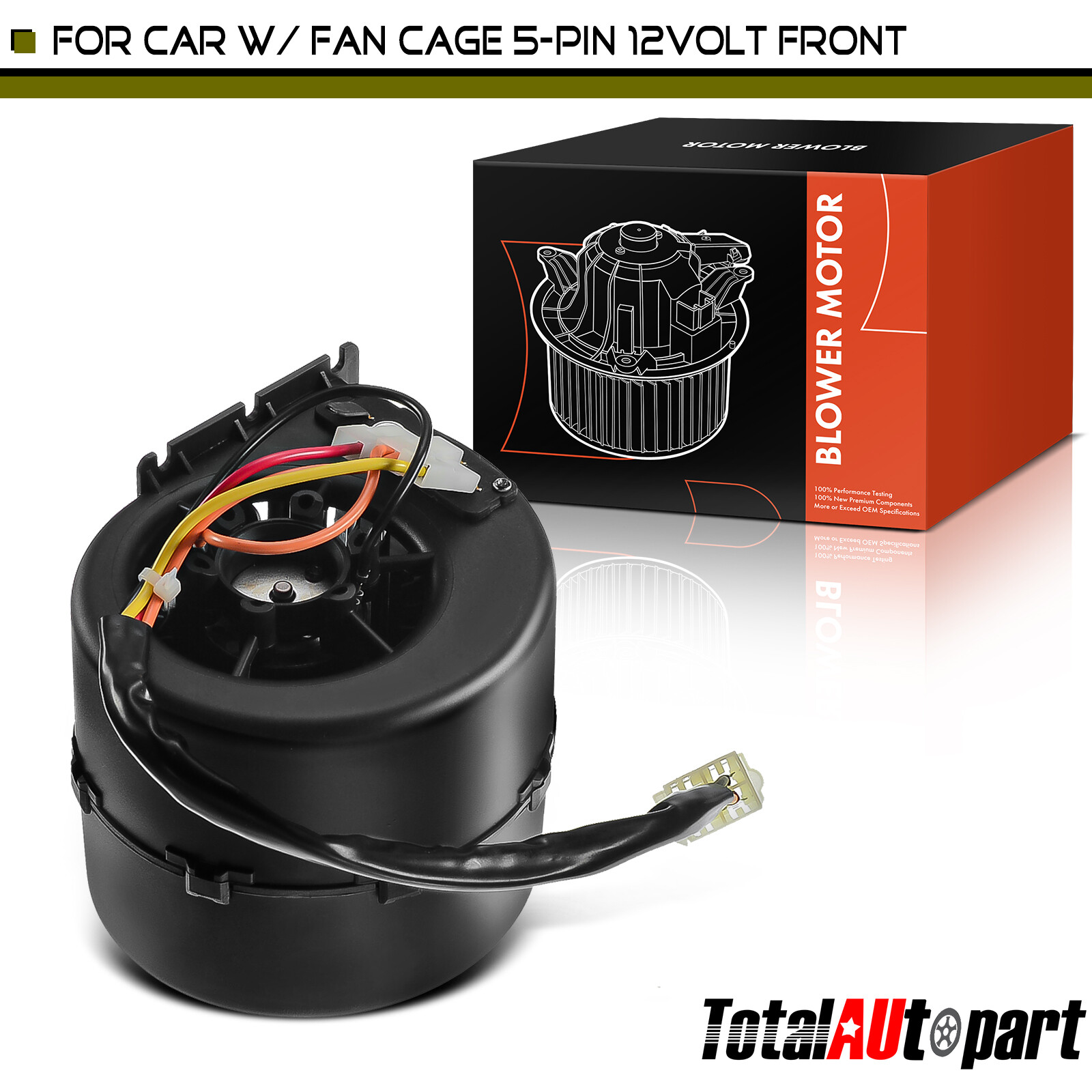 Front AC Blower Heater Motor 12v for 008-A37/C-42D 008-A100-93D With ...