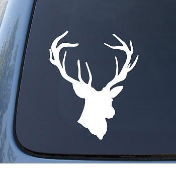DEER HEAD Decal Sticker Hunting Buck Decal Sticker for Car Truck SUV | eBay