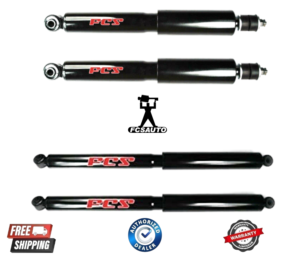 New PREMIUM Front & Rear Shocks for 1990-1996 Ford F150 F-150 4x4 4wd ...