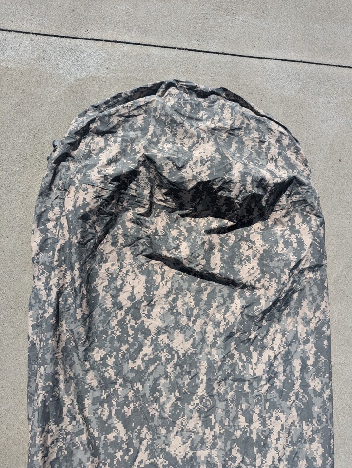 GOOD - US Army ACU Bivy Cover Digital Waterproof Goretex Sleeping Bag ...