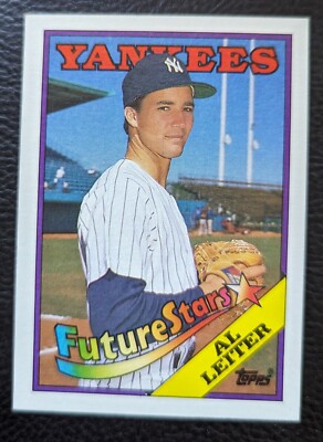 1988 Topps - #18 Al Leiter - Rookie New York Yankees (Error) -Sharp ...