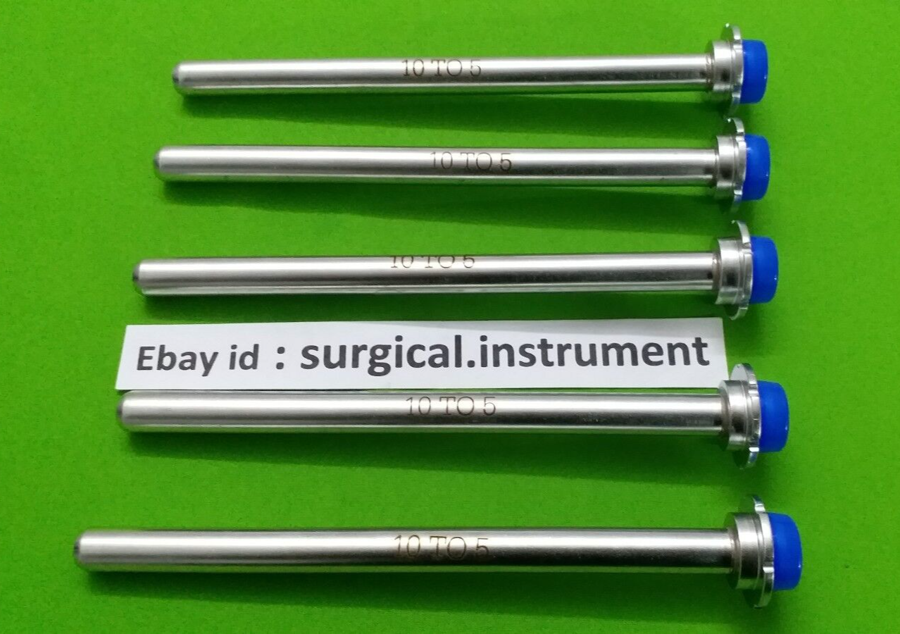 5pc Laparoscopic Metal Reducer 10-5mm Endoscopy Reusable High Quality ...