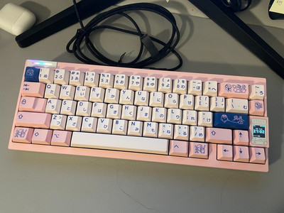 [Used] keyboard QK 65 kit + keycaps (switches not included) | eBay