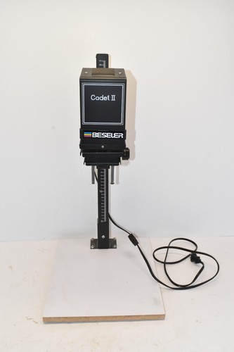 Beseler 50mm Cadet II Enlarger with Baseboard Tested/Works - MISSING ...