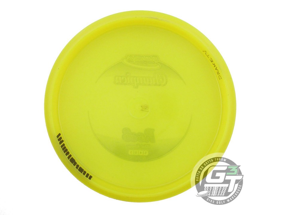 USED Innova Champion Roc3 180g Yellow Lilac Foil Midrange Golf Disc | eBay