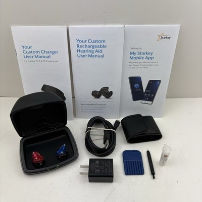 (Read Description) STARKEY GENESIS AI ITC R Hearing Aids Pair With ...