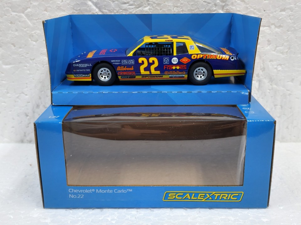 Scalextric C4038 Chevy Monte Carlo Optimum 1986, #22 1:32 Slot Car *DPR ...