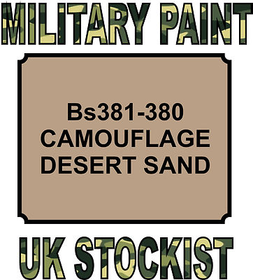 CAMOUFLAGE DESERT SAND MILITARY PAINT METAL STEEL HEAT RESISTANT ENGINE ...