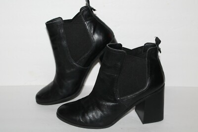 BP Ankle Boots, Black, #58665, Black, Leather, Women's US Size 11 | eBay