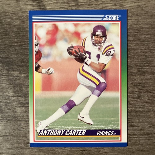 1990 Score Football Card #345 Anthony Carter NFL Vikings | eBay