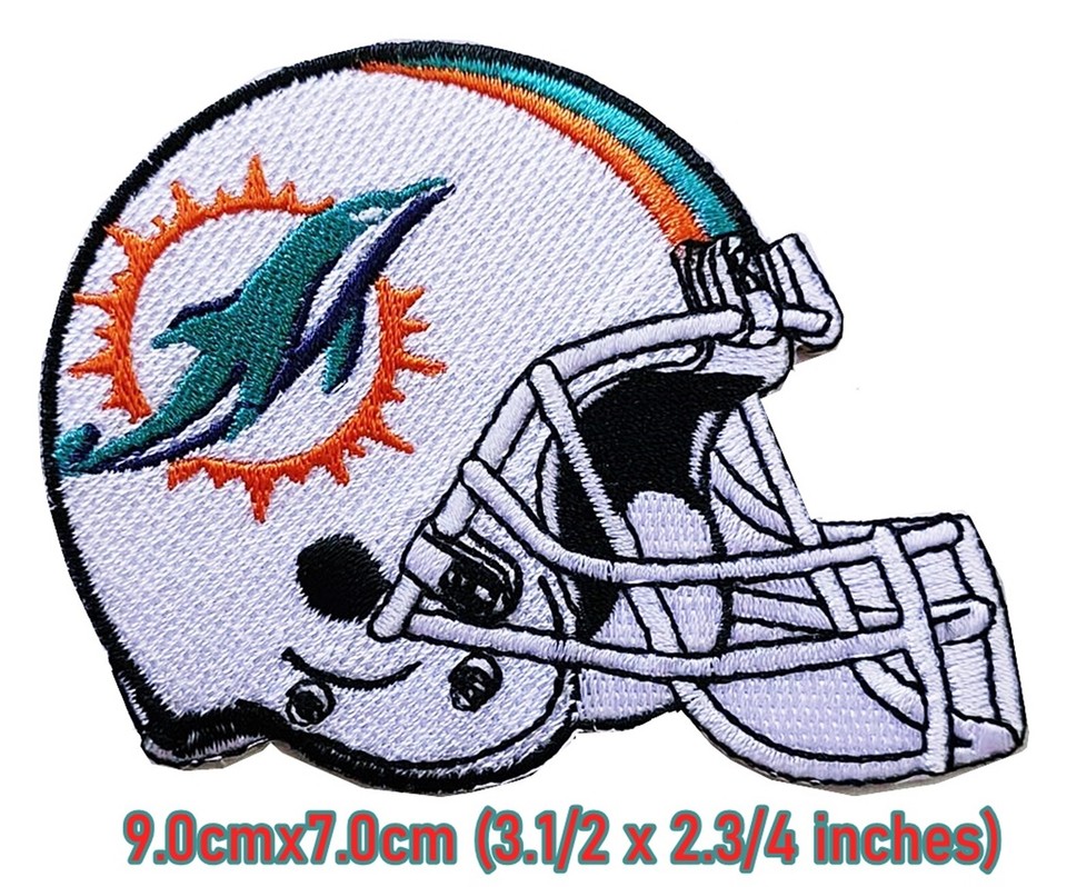 Miami Dolphins NFL Footballs Patches Embroidery iron, sew(From Thai by USPS) | eBay