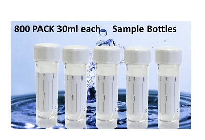800 Specimen Sample Urine Bottles Labelled 30ml Capacity NHS Medical ...