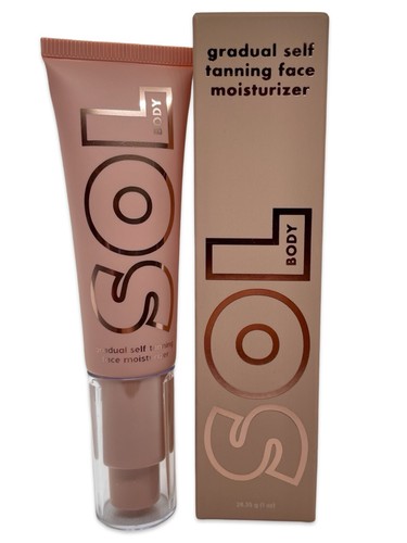 SOL Gradual Self Tanning Face Moisturizer Fair to Light Skin 1oz - 28 ...