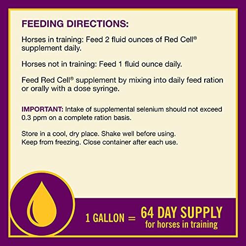 Horse Health Red Cell Vitamin-Iron- Mineral Supplement for Horses, An ...