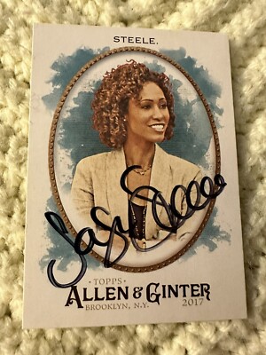 Sage Steele Signed Trading Card Autographed Allen & Ginter | eBay