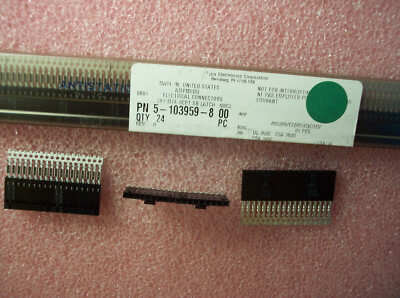 QTY (24) 9 POSITION IDC MTE RECEPTACLES 2.54mm 26-30AWG 5-103959-8 TYCO ...