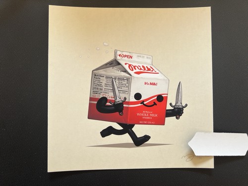 Mike Mitchell Food Dudes - Whole Milk Knives Print /150 Poor Example ...