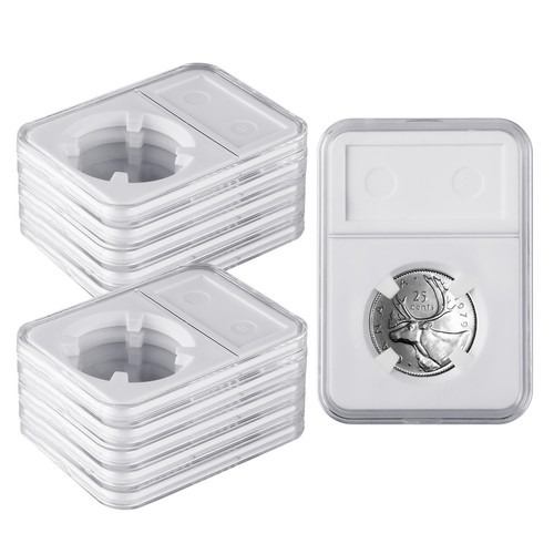 10 Packs 40mm Coin Slab Display Holder, Storage Case for American ...