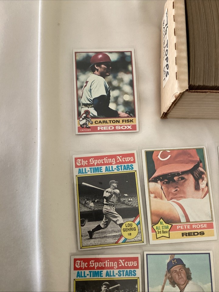 1976 Topps Baseball Set Complete 660 Cards Nm Mint | eBay