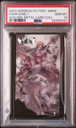 2023 GODDESS OF VICTORY: NIKKE GUN GIRL METAL CARD COLL OVER ZONE 1 PSA ...