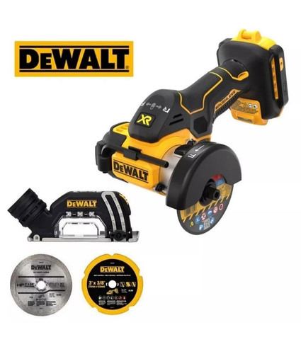 Dewalt DCS438 20V 18V MAX XR Brushless Cut-Off Tool 76mm + Guard + 3 ...