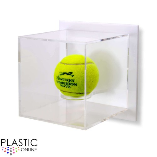 Wall Mounted Tennis Ball Display Case Signed Autographed Tennis Ball ...