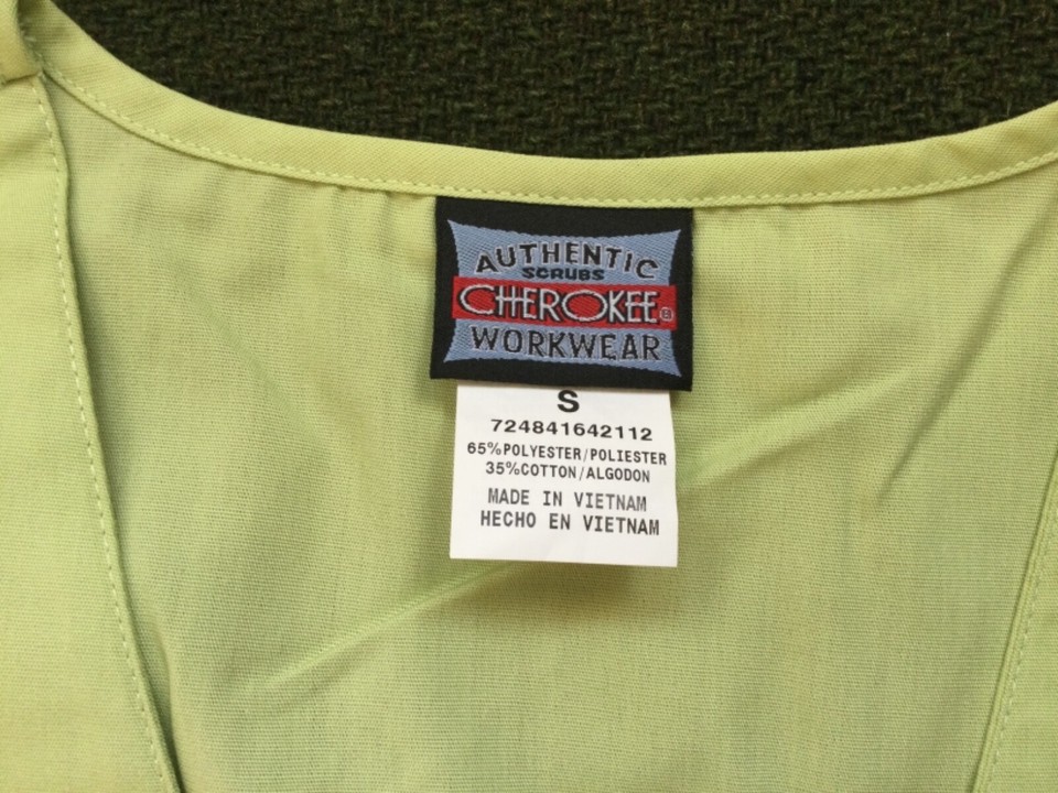 Cherokee Womens S Cardigan Warm-up Scrub Jacket Style 4301 Celadon ...