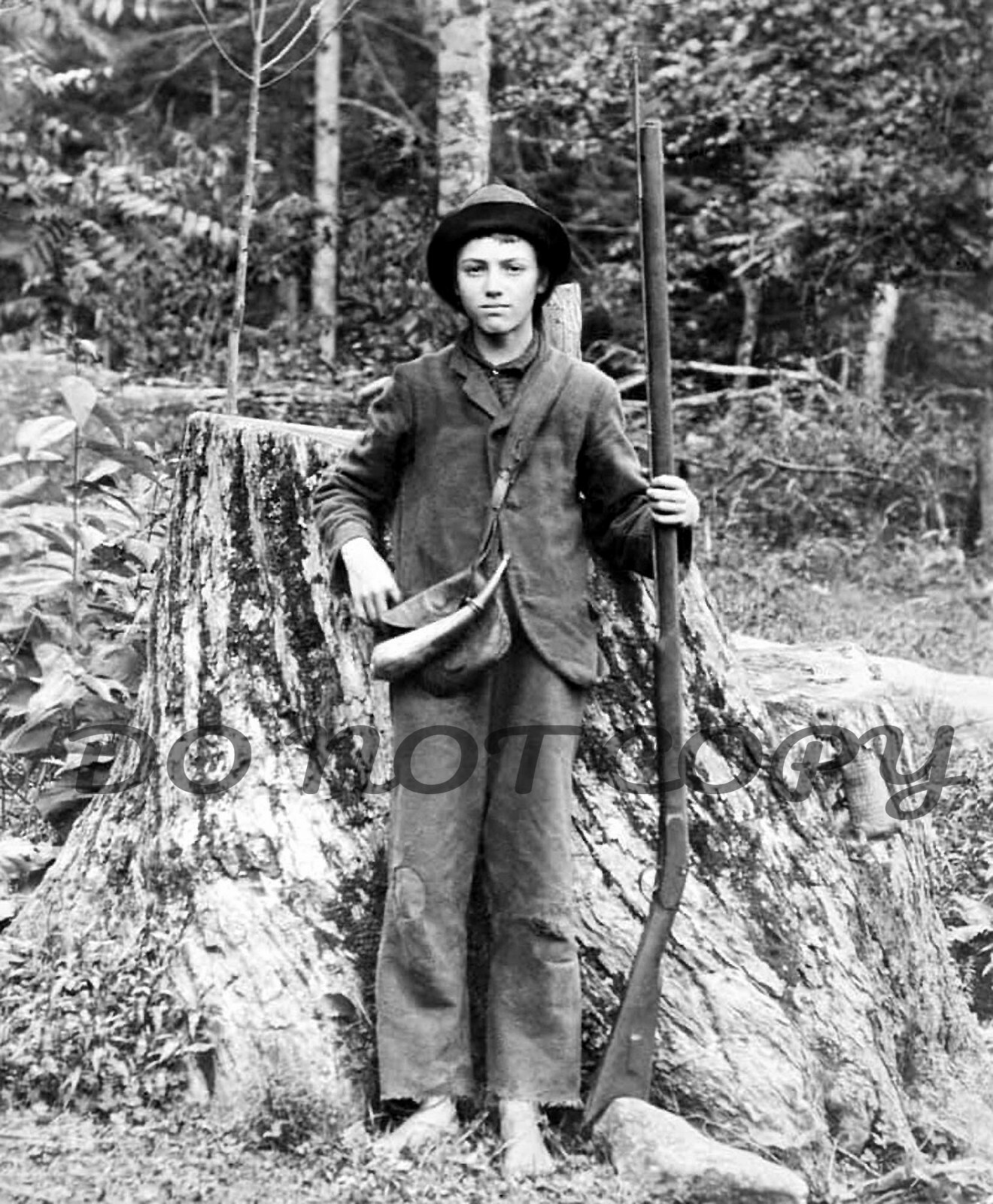 ANTIQUE 8X10 REPRO PHOTO PRINT YOUNG MAN SOUTHERN MOUNTAIN ...