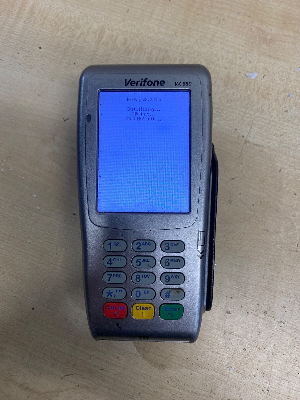 Verifone VX680BT-WIFI Handheld Cordless Card Reader Terminal - READ ...
