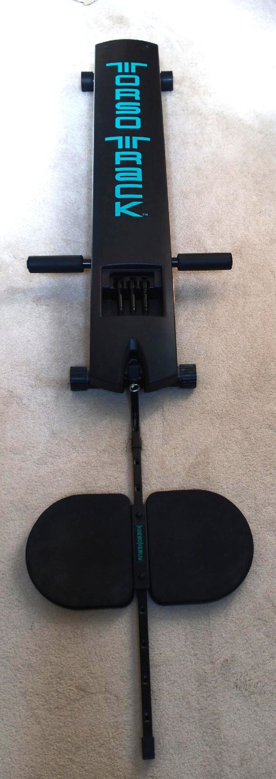 Torso Track Abdominal Core Upper Body Fitness Exercise Machine w Knee ...