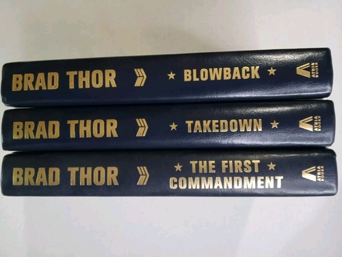 Lot of 3 Brad Thor COLLECTOR'S EDITION #2 Blowback Takedown First Commandment | eBay