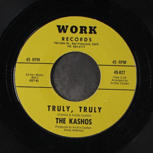 Kashos: Echt, Echt / Don'T Cry Arbeit 7 Einzel 45 RPM Hear | eBay.de