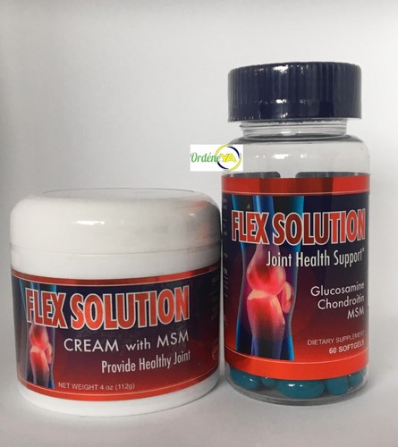 Flex Solutions Cap & Cream ABee Muscle Analgesico Therapy antiflamatory ...
