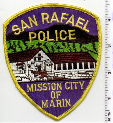 San Rafael Police (California) - 1st Issue 3rd Run Shoulder Patch | eBay