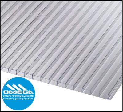 4mm Polycarbonate Sheets & Glazing Clips (1220mm x 610mm) Greenhouse ...