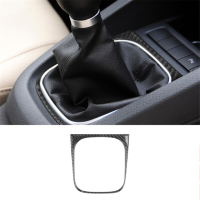 Carbon Fiber Interior Manual Gear Shift Cover Trim For Volkswagen Jetta ...