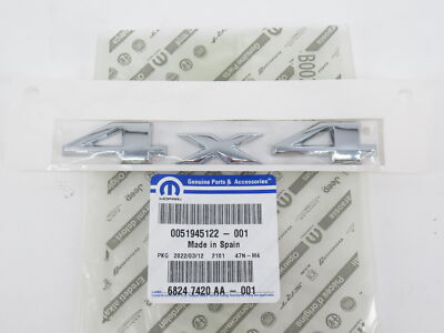 Genuine OEM Mopar Jeep 68247420AA "4x4" Rear Emblem Badge 2015-2021 ...