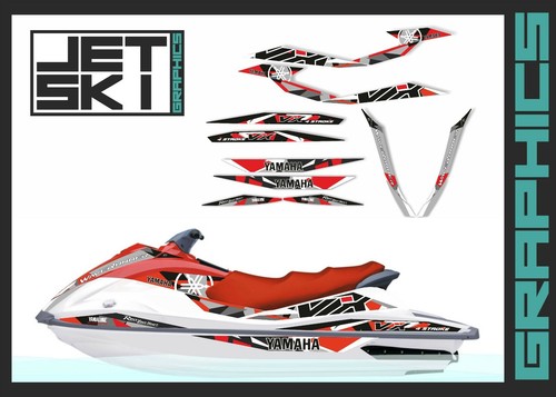 Yamaha VX 110 1100 GRAPHICS decals waverunner Deluxe Cruiser Sport 2005 ...