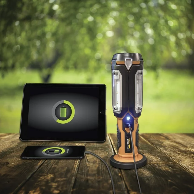 EverStart 600 Lumen LED Portable Folding Work Light w/ Magnetic Base ...