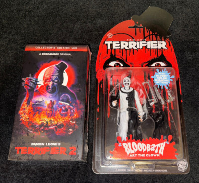 TERRIFIER 2 Collectors Edition VHS+ART THE CLOWN Bloodbath Horror ...