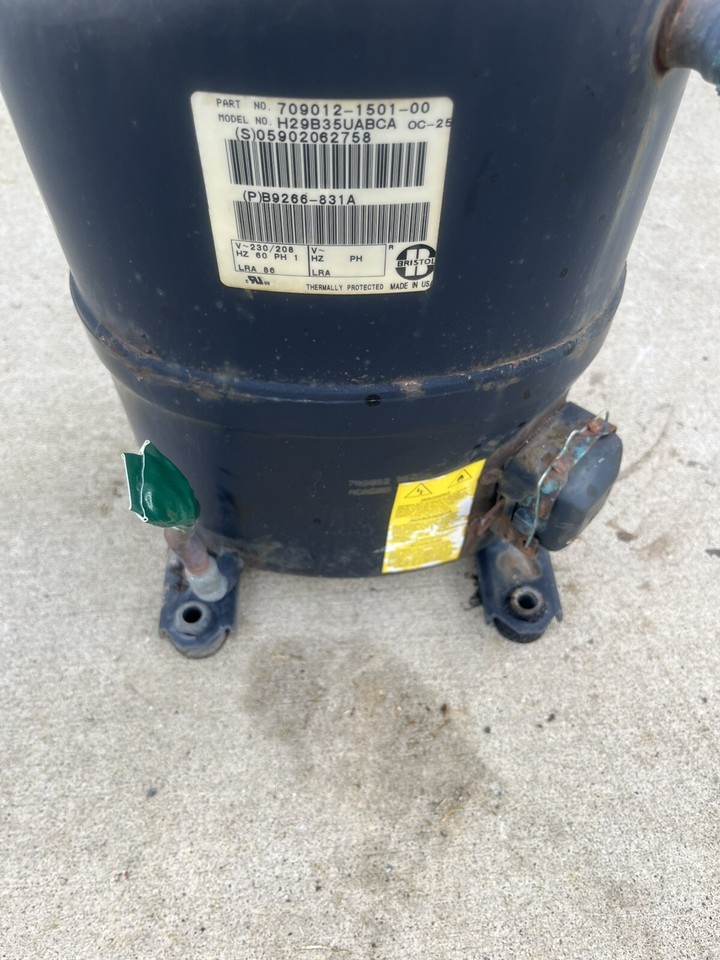 Bristol H29B35UABCA Compressor 709012-1501-00 USED **TESTED** | eBay