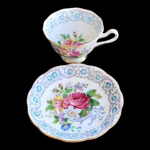 Vintage Royal Albert Bone China Fragrance Pattern Tea Cup and Saucer ...