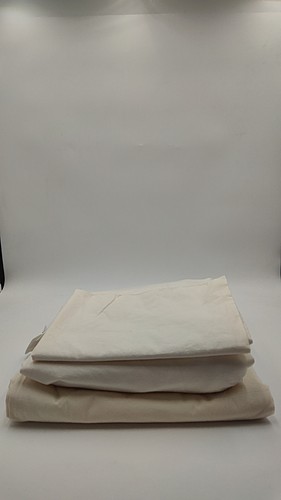 Quince Organic Brushed Cotton Sheet Set Ivory Bedding Queen | eBay