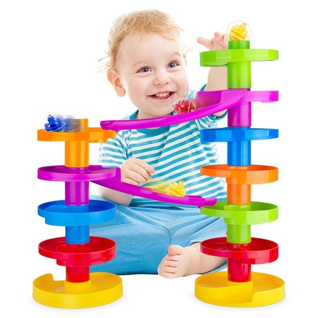 Ball Activity Centers Drop Advanced With Bridge. Educational Family Fun ...
