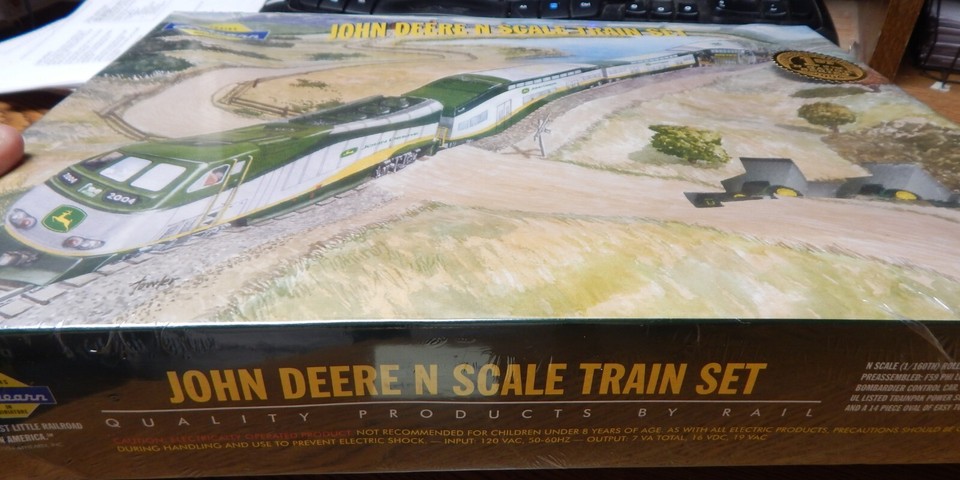 ATHEARN 2004 JD JOHN DEERE TRAIN SET NEW IN SEALED BOX N SCALE 1ST IN ...