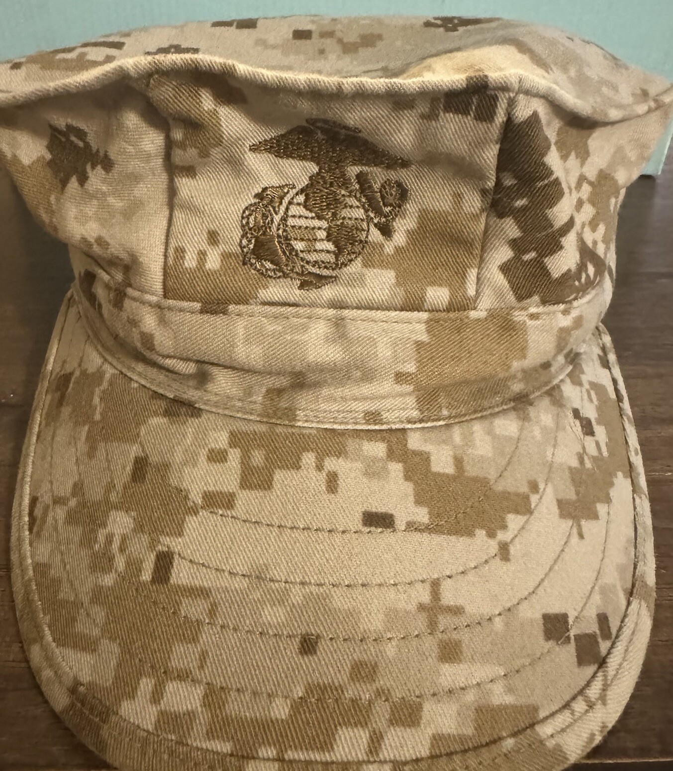 US Marine Corps USMC 8 Point Desert MARPAT Camouflage Cover Hat Cap ...