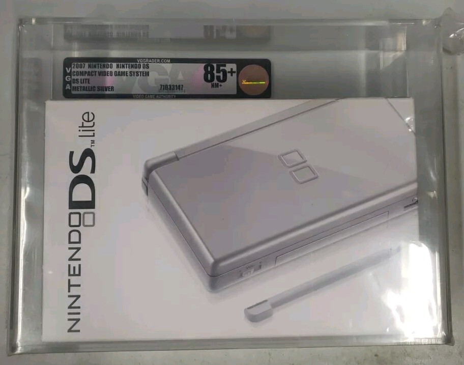 Nintendo DS Lite Launch Edition Silver Handheld System for sale online ...