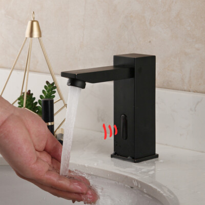 Automatic Sensor Hand Free Touchless Bathroom Faucet Sink Mixer Tap ...