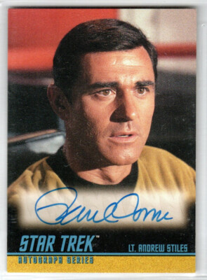STAR TREK TOS 40TH ANNIVERSARY A127 PAUL COMI AS LT. ANDREW STILES ...