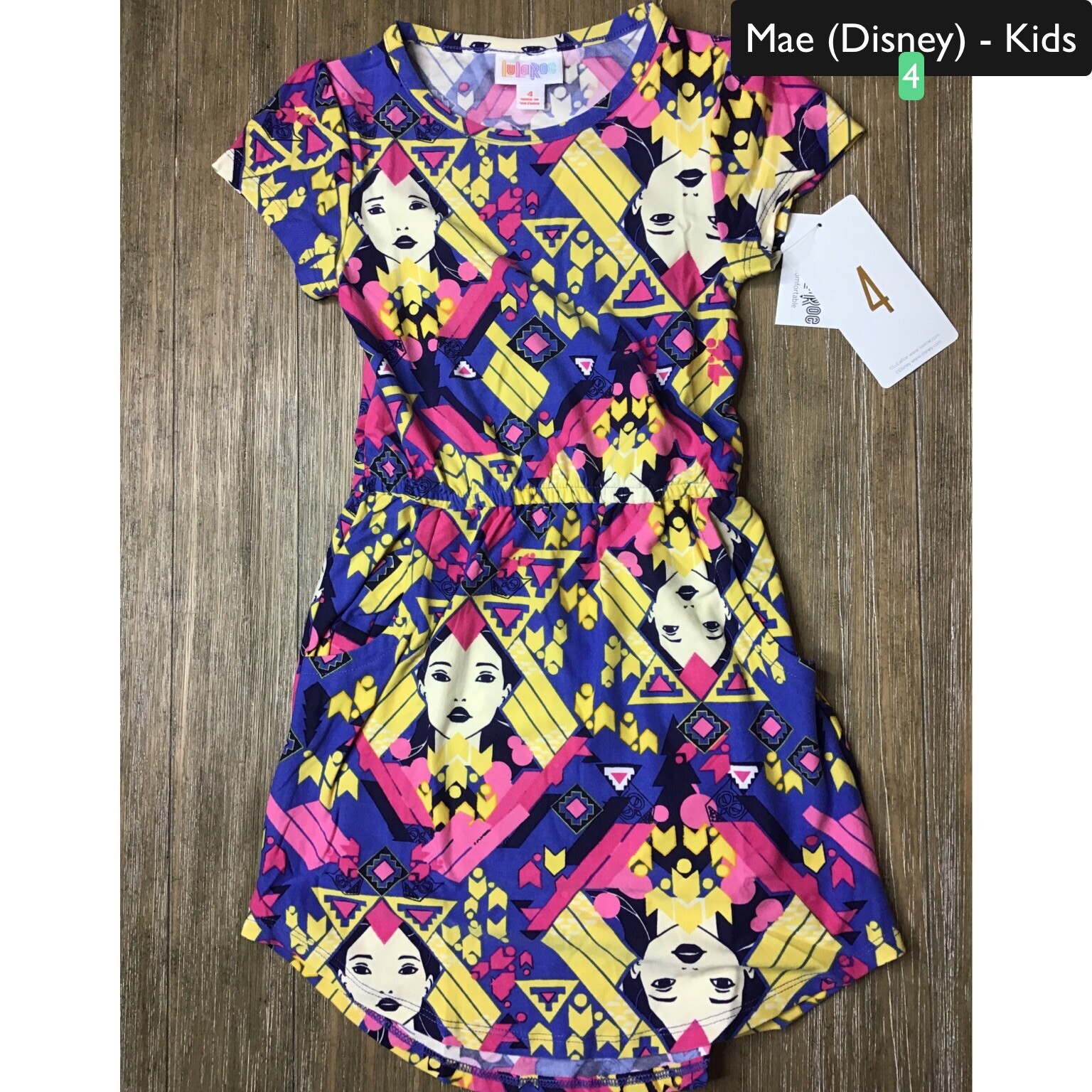 LuLaRoe Disney Mae Size 4 Pocahontas | eBay